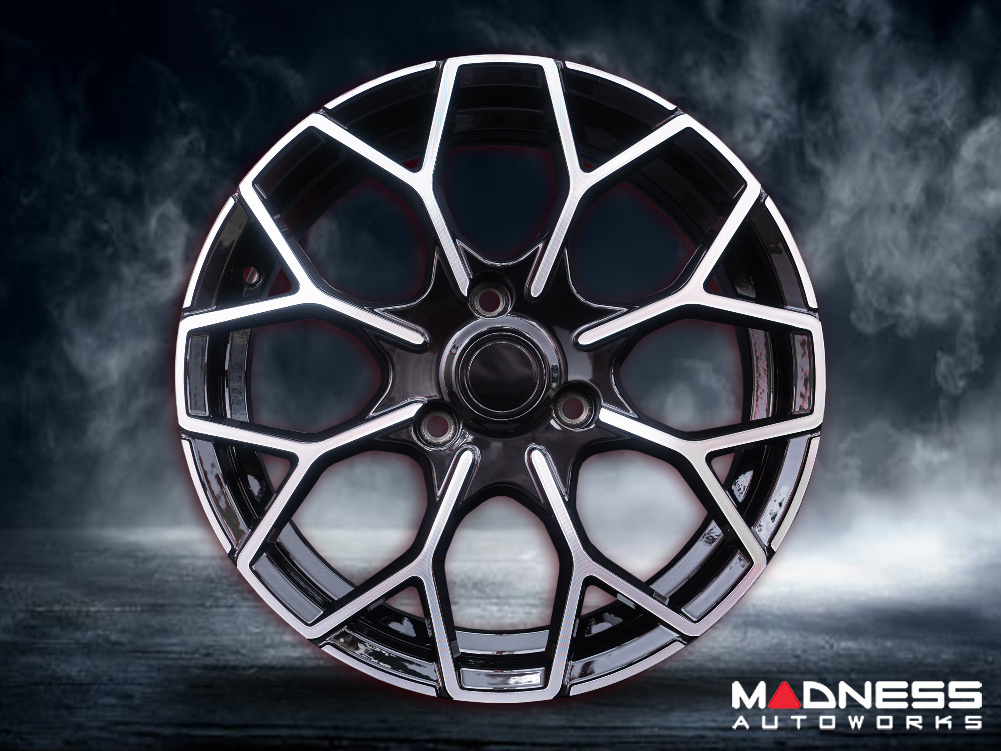 Smart Fortwo Custom Wheels 451 Model KUHLFX Estremo Nero Machined Smart Fortwo Custom Wheels 451 Model KUHLFX Estremo Nero Machined